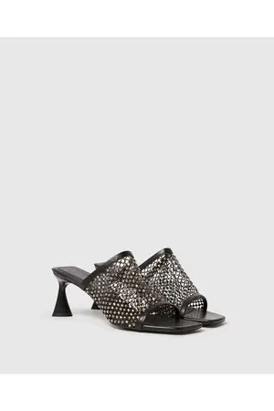 Stella McCartney Crystal Mesh Mules