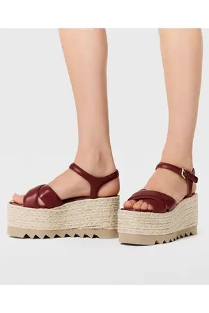 Stella McCartney Elyse Criss-cross Platform Sandals