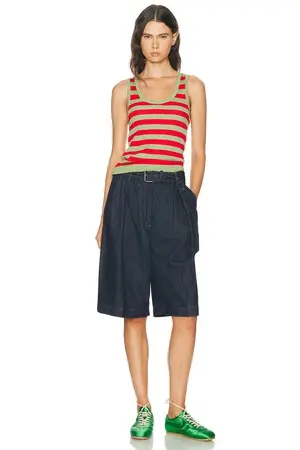 Dries Van Noten Tova Striped Tank Top