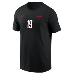 Nike Alphonso Davies Team Canada Soccer T-shirt - Black
