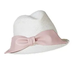 MISA HARADA MILLINERY Panama Hat - White