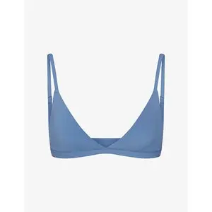 SKIMS Fits Everybody Triangle Jersey Bralette - Arctic
