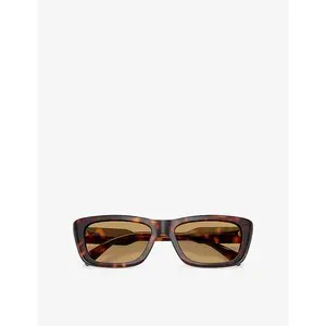 Miu Miu Rectangular Frame Acetate Sunglasses