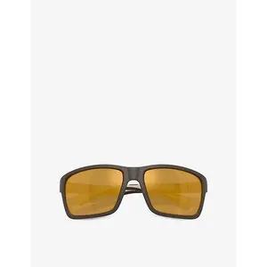 Burberry Be4483 Rectangular Frame Sunglasses With Checked Pattern