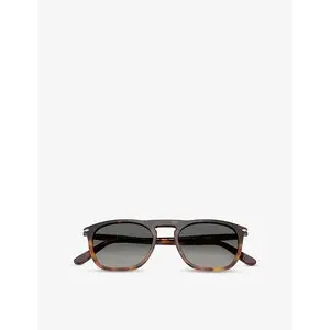 Persol Square-frame Acetate Sunglasses - Gold