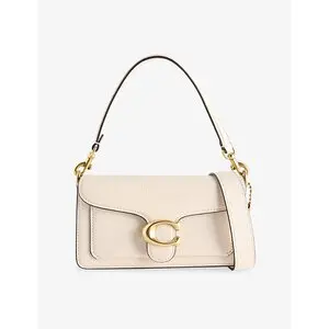 COACH Tabby 20 Leather Shoulder Bag - Chalk