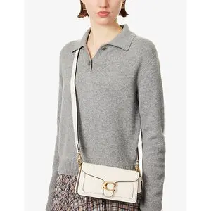 COACH Tabby 20 Leather Shoulder Bag - Chalk