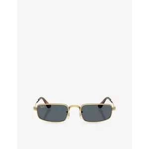 Ray-ban Rb3927 Pillow-frame Metal Sunglasses - Gold