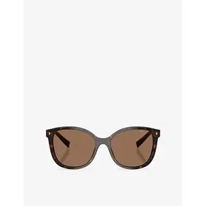 Prada Square-frame Acetate Sunglasses - Brown