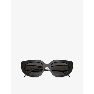 Prada Oval-frame Acetate Sunglasses