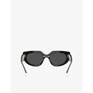 Prada Oval-frame Acetate Sunglasses