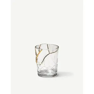 SELETTI Kintsugi Glass And Gold Tumbler - None