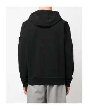 Stone Island Long-sleeved Hooded Sweatshirt