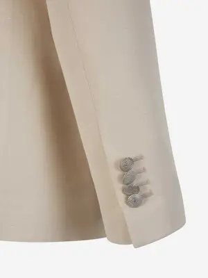 LARDINI Plain Viscose Blazer Jacket
