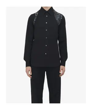 Alexander McQueen Metal Detail Shirts