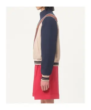 Valentino Garavani Vlogo Patch Nylon Zip-up Sweatshirt - Black