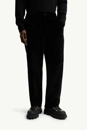 Moncler Corduroy Tailored Trousers - Black