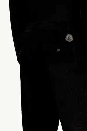 Moncler Corduroy Tailored Trousers - Black