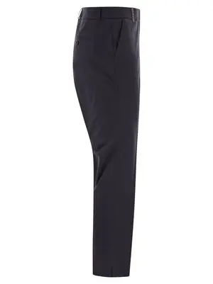Peserico Mid-rise Tailored Trousers With Perforated Details