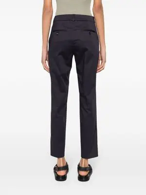 Peserico Mid-rise Tailored Trousers With Perforated Details