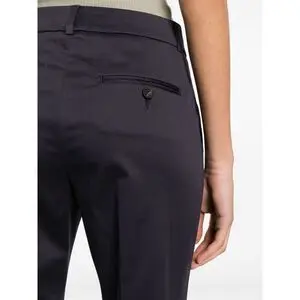 Peserico Mid-rise Tailored Trousers With Perforated Details