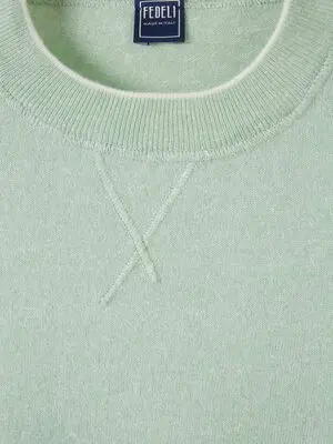 Fedeli Round Neck Long Sleeve Sweater