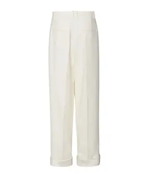 THE ROW Cassandro Wool Casual Pants