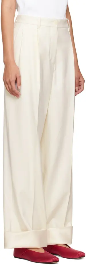 THE ROW Cassandro Wool Casual Pants