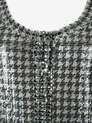 Rabanne Sleeveless Metallic Effect Top