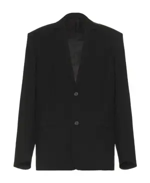 Balenciaga Washed Single Breasted Blazer