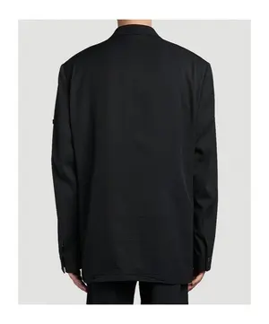 Balenciaga Washed Single Breasted Blazer