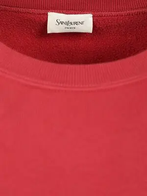 Saint Laurent Crew Neck Long Sleeve Sweatshirt
