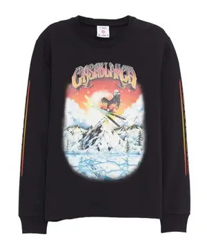 Casablanca Crewneck Sweatshirt With Graphic Print