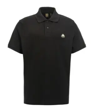 Moose Knuckles Logo Patch Short-sleeved Polo Shirt