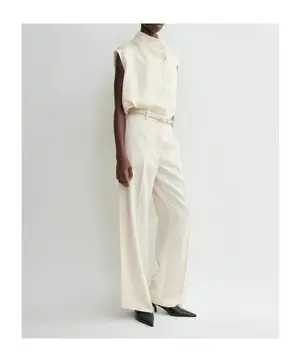 TOTEME Pleated Wide-leg Trousers