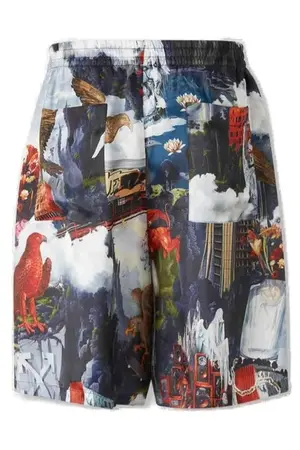 Off-White All-over Printed Bermuda Shorts - Multicolor