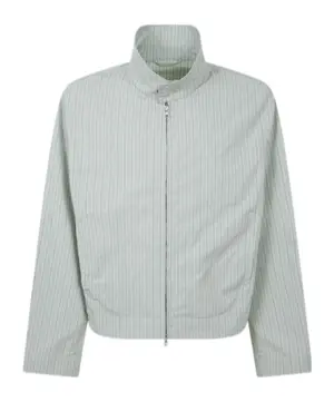 Dries Van Noten Striped Jacket - Gray