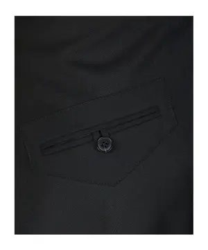 Victoria Beckham Tailored Midi Skirt With Pleated Front And Asymmetrical Hem