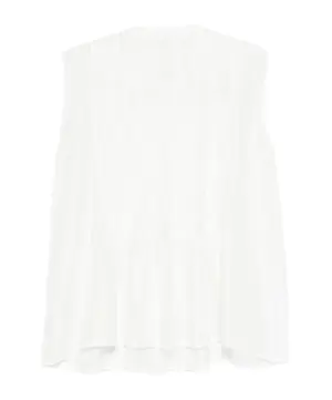 P.a.r.o.s.h Sadio Button-embellished Sleeveless Blouse - No