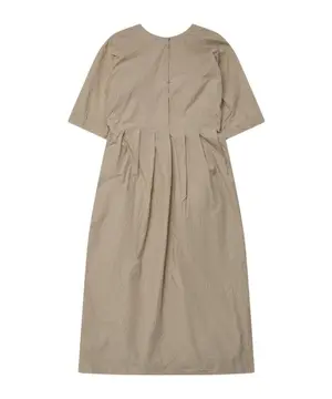 DANIELA GREGIS Pleated Crinkled-finish Midi Dress
