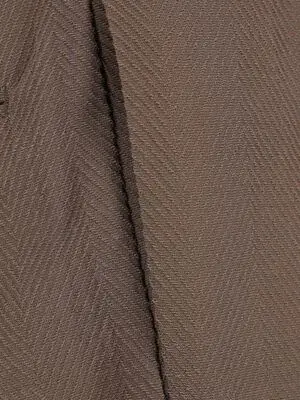 MAGLIANO Herringbone Pleated Trousers