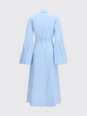 Gabriela Hearst Carmina Belted Maxi Dress - Blue