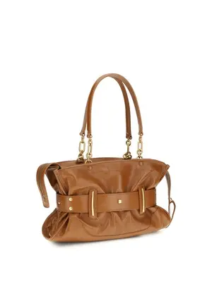 Balmain Anthem Belted Tote Bag