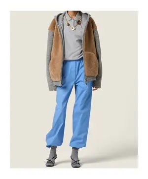 Miu Miu Long Sleeve Jersey Polo Shirt