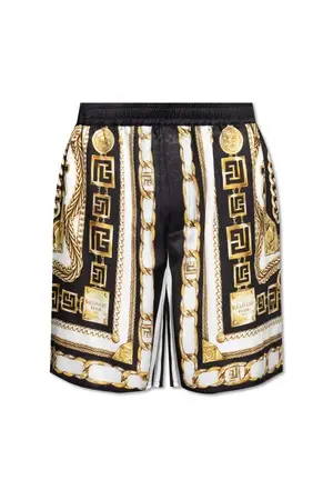 Balmain Relaxed Fit Printed Shorts