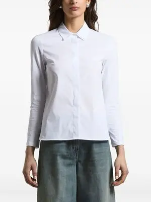Peserico Pointed Collar Cotton Shirt
