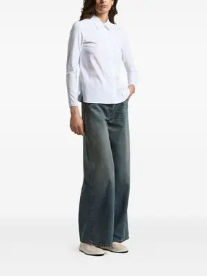 Peserico Pointed Collar Cotton Shirt