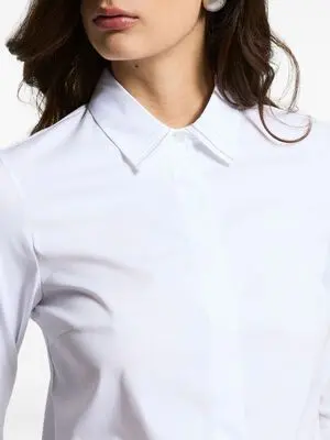 Peserico Pointed Collar Cotton Shirt