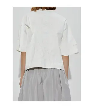 Fabiana Filippi Crack Effect Open-necked Shirt