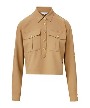 Veronica Beard Long Sleeve Shirt With Classic Collar